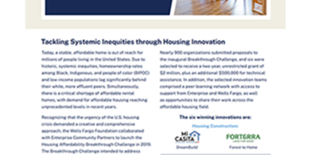 The Power of Innovation: Building a Better, More Equitable Housing ...